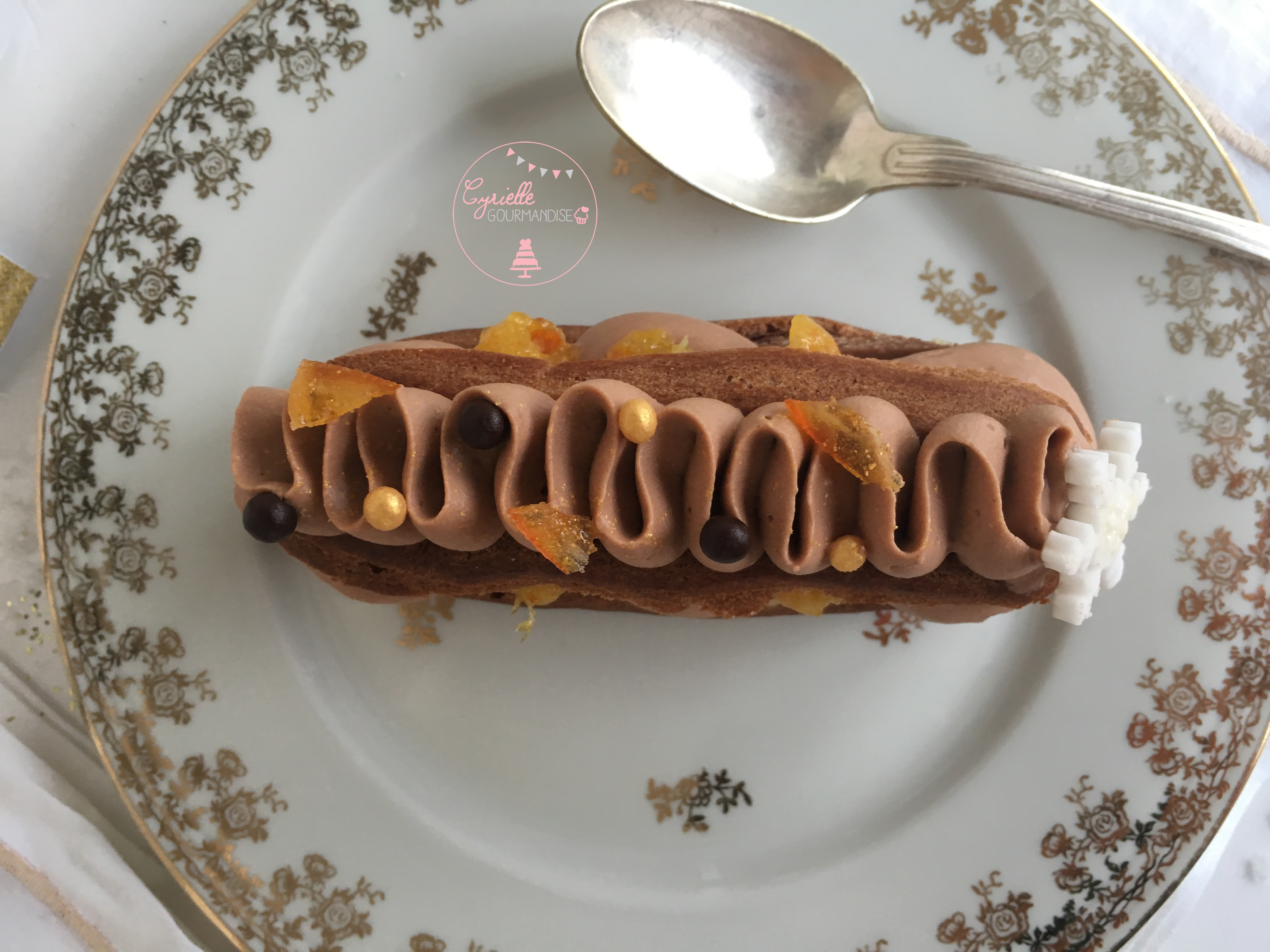 Eclair de Noël Chocolat-Clémentine {Foodista Challenge #25} – Cyrielle ...