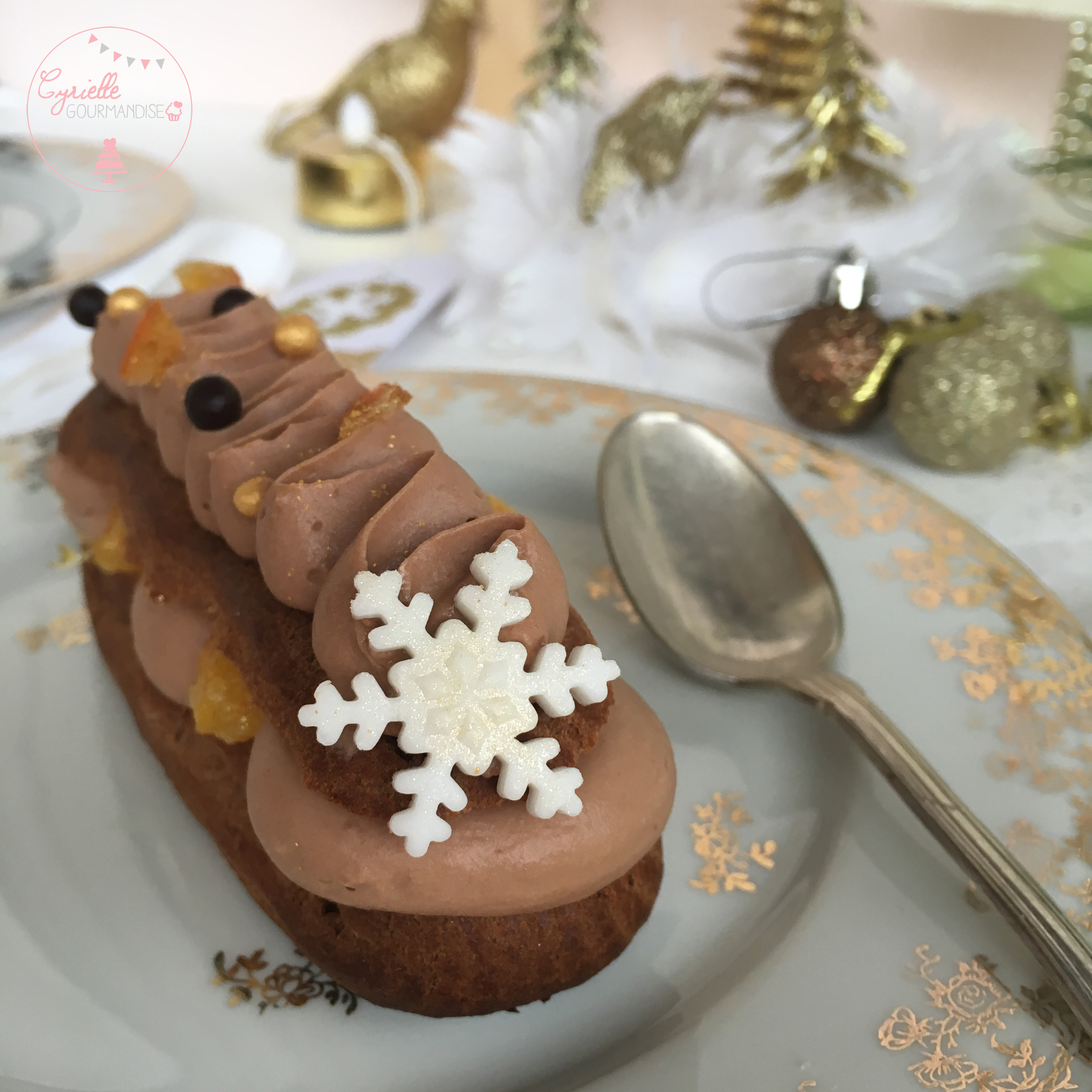 Eclair de Noël Chocolat-Clémentine {Foodista Challenge #25} – Cyrielle ...