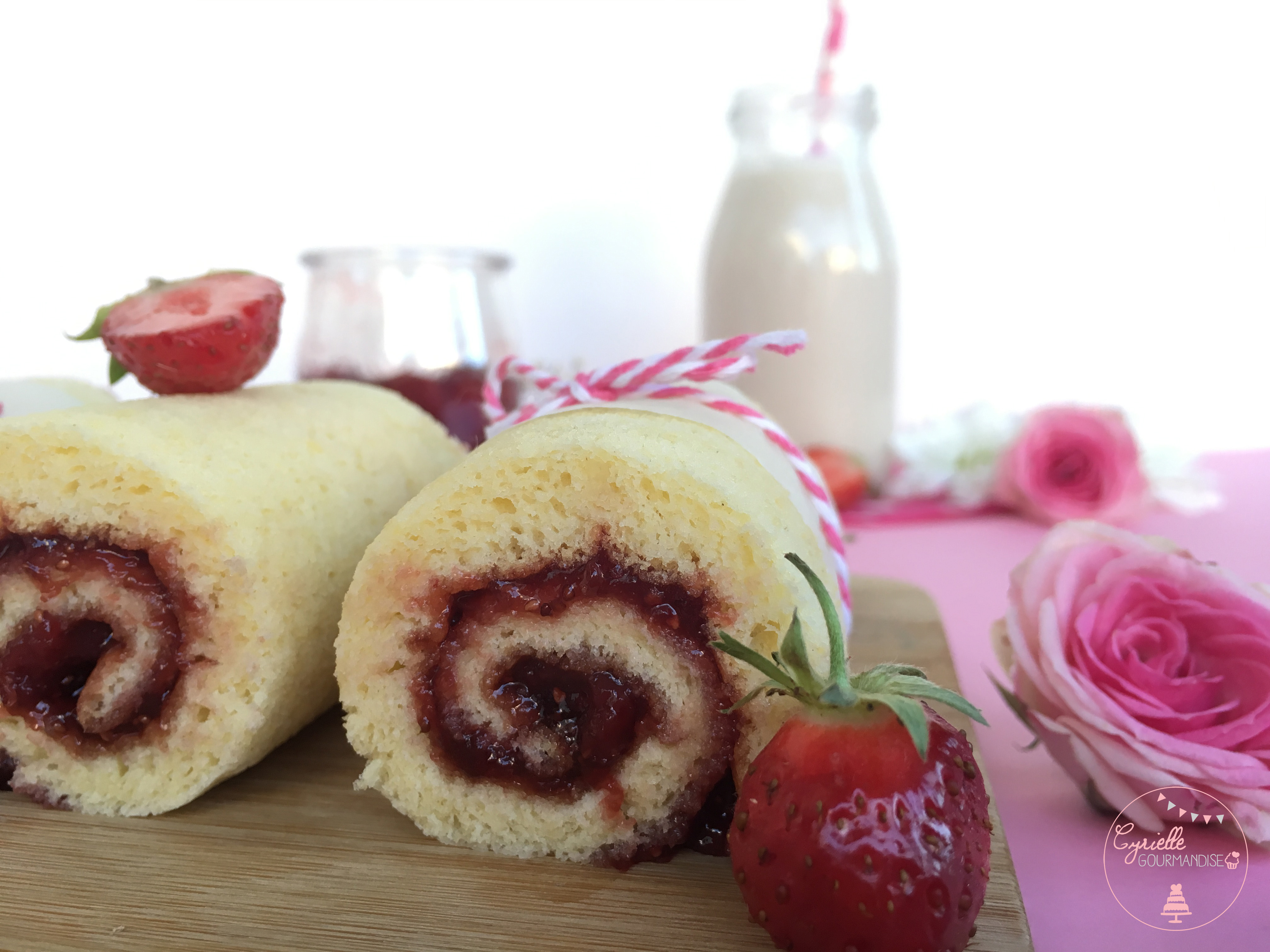 Les Mini roulés à la confiture de Fraise de mon enfance ♥ – Cyrielle ...